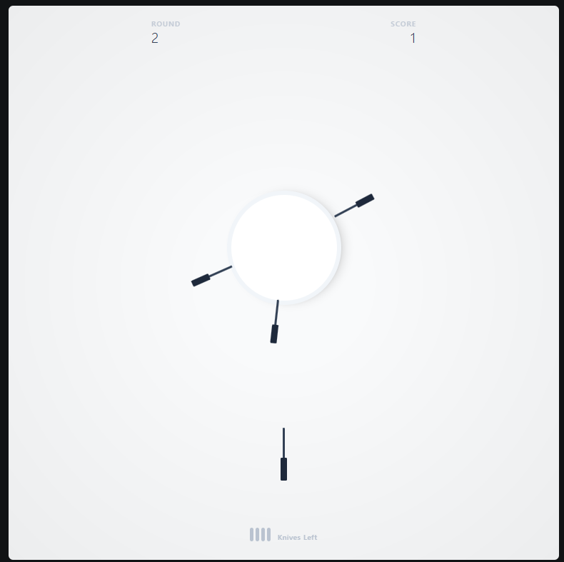 Knife Maniac Start Screen - Verse8